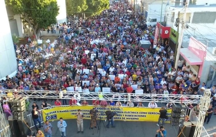 La crisis eléctrica de Hermosillo: Miles exigen tarifas justas y ...